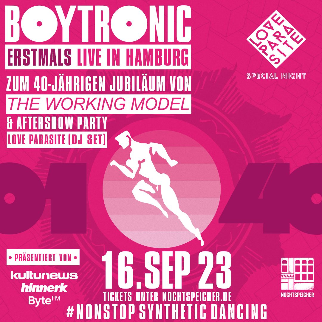 Synthiepop-Legende: Boytronic am 16. September live in Hamburg - kulturnews.de